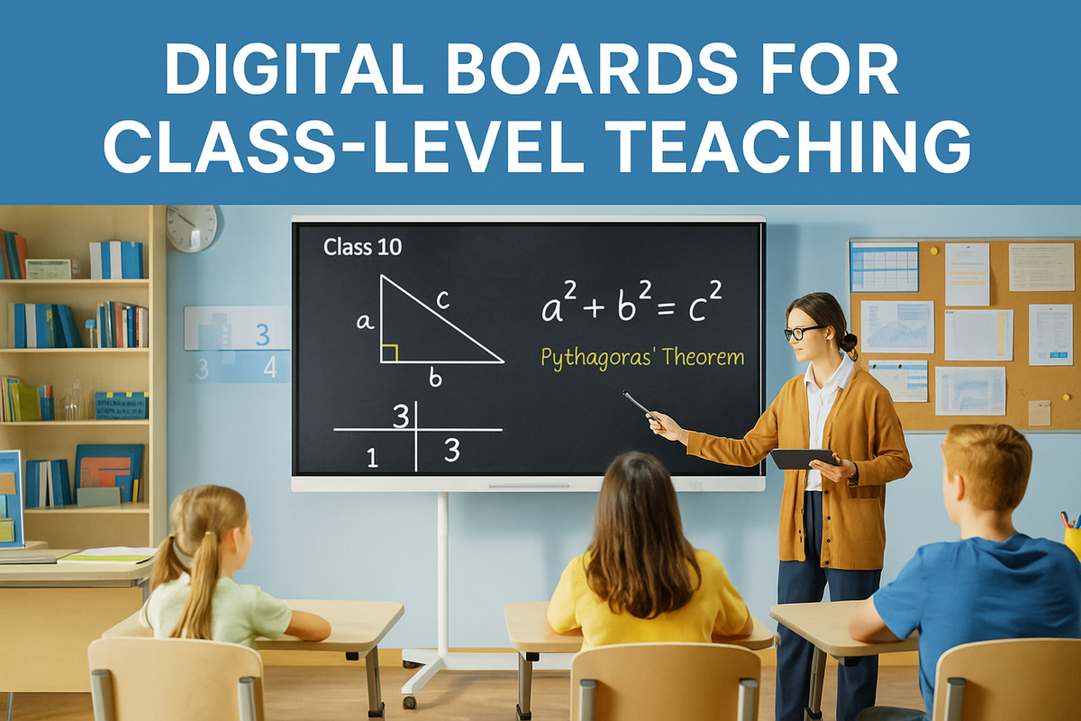 Digital Boards for Class-Level Teaching | Size & Features by Grade