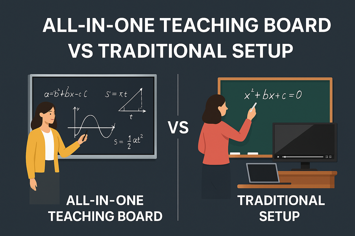 All-in-One Teaching Boards vs Traditional Setups | Which Is Best in 2025?